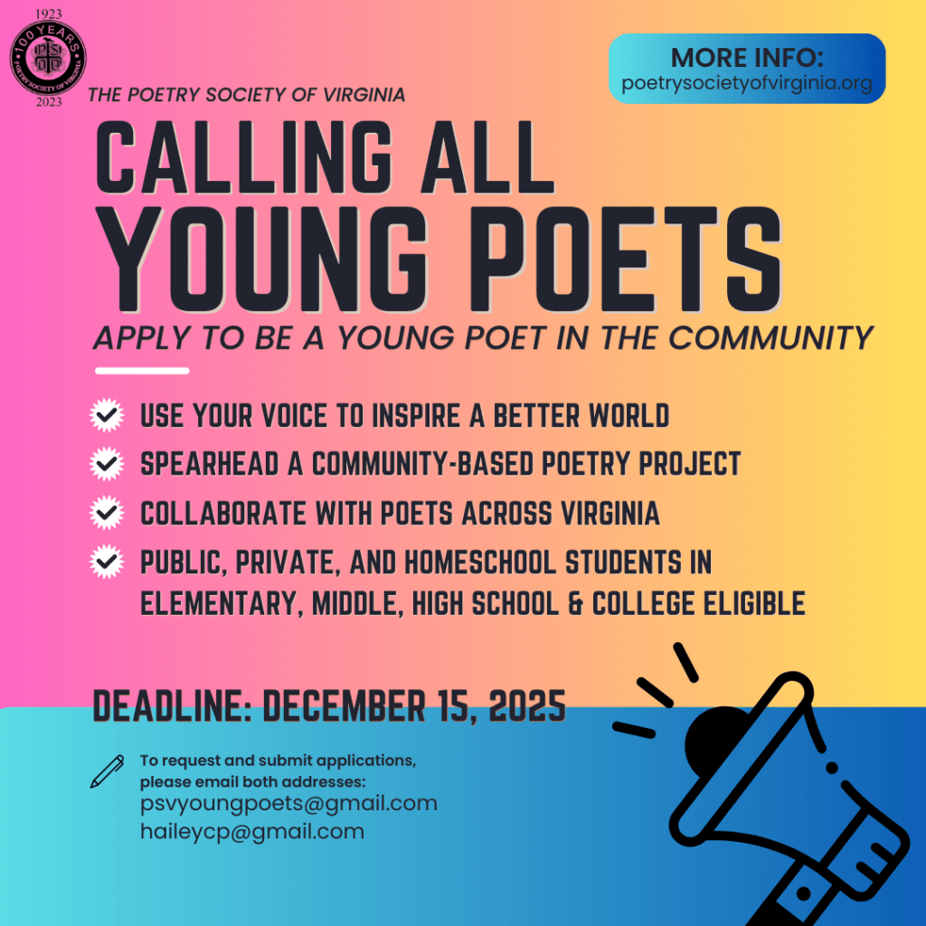 Poetry Society of Virginia – Celebrating Over 100 Years of Poetry in ...
