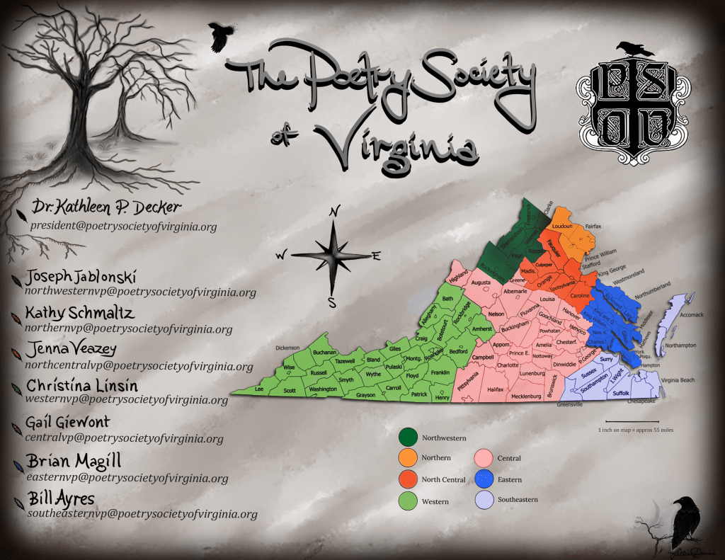 PSV Regions – Poetry Society of Virginia